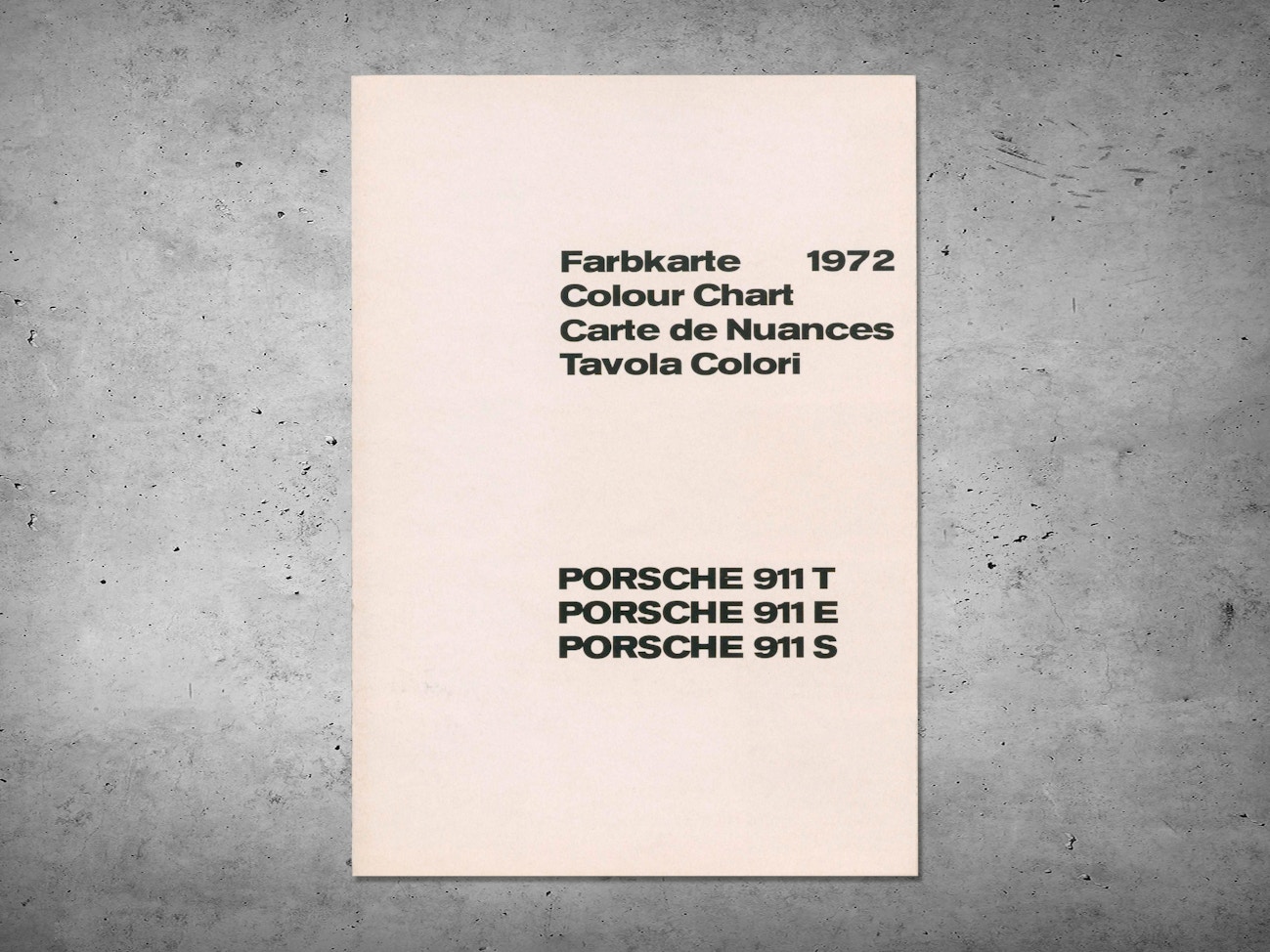 Model Overview 911 F | Porsche Classic | Porsche International