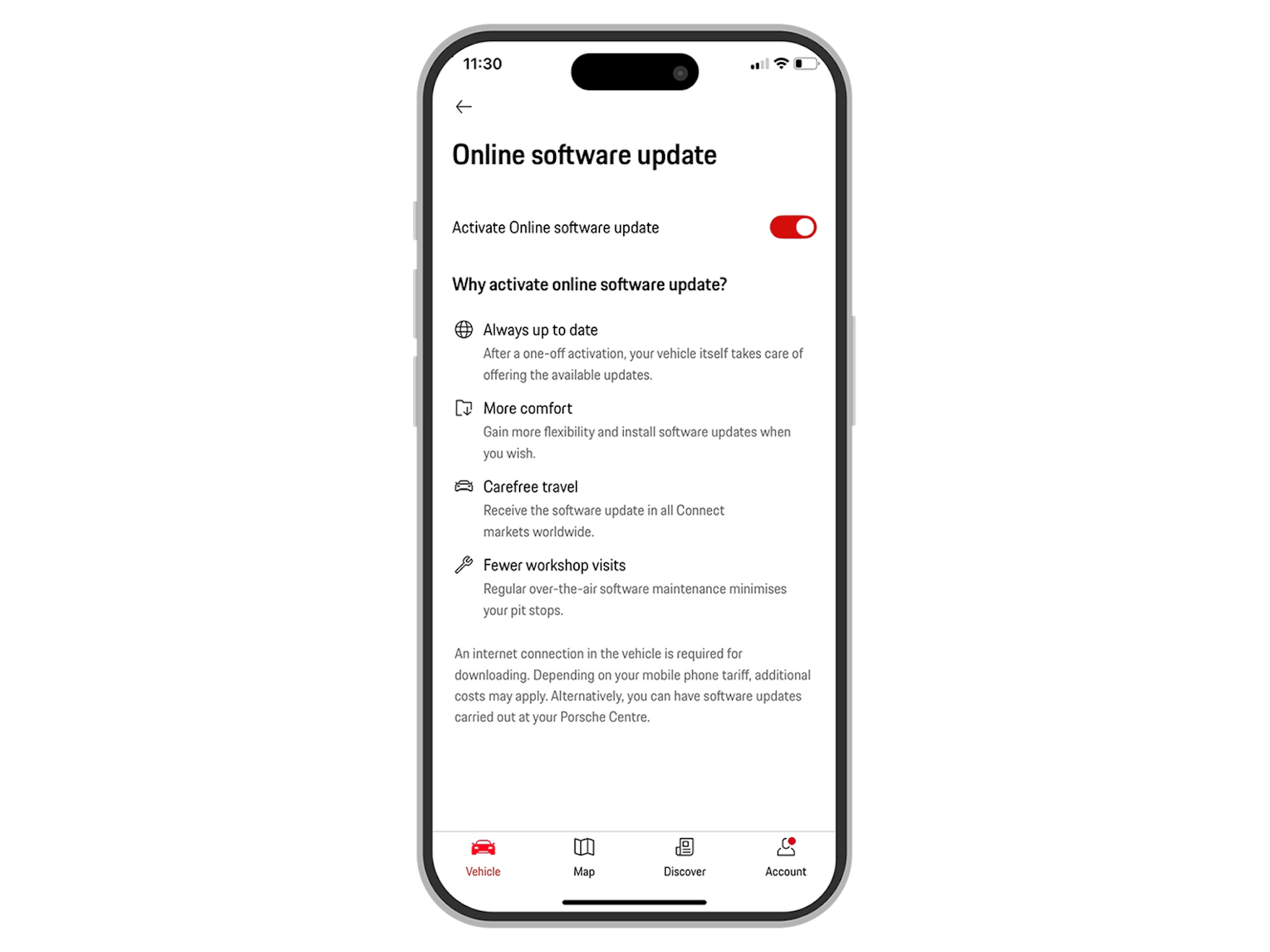 Online software updates | Porsche International
